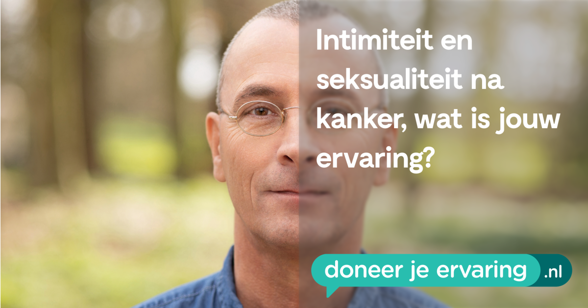 Nieuwe Doneer Je Ervaring-peiling ‘Intimiteit en seksualiteit na kanker ...